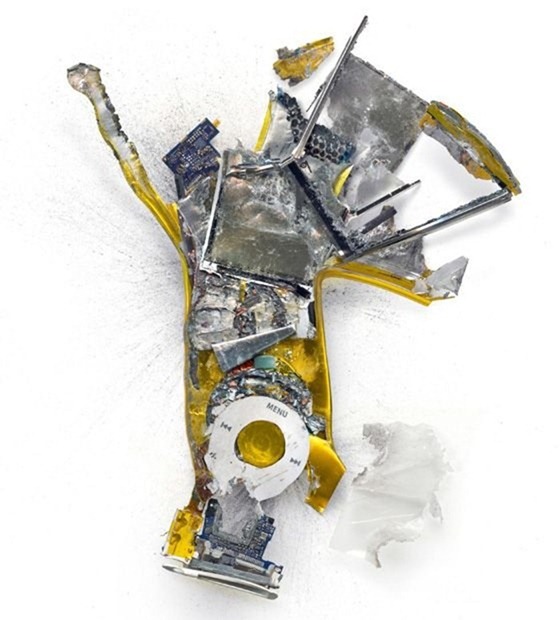 Destroyed Apple Products Become Work of Art | Amusing Planet